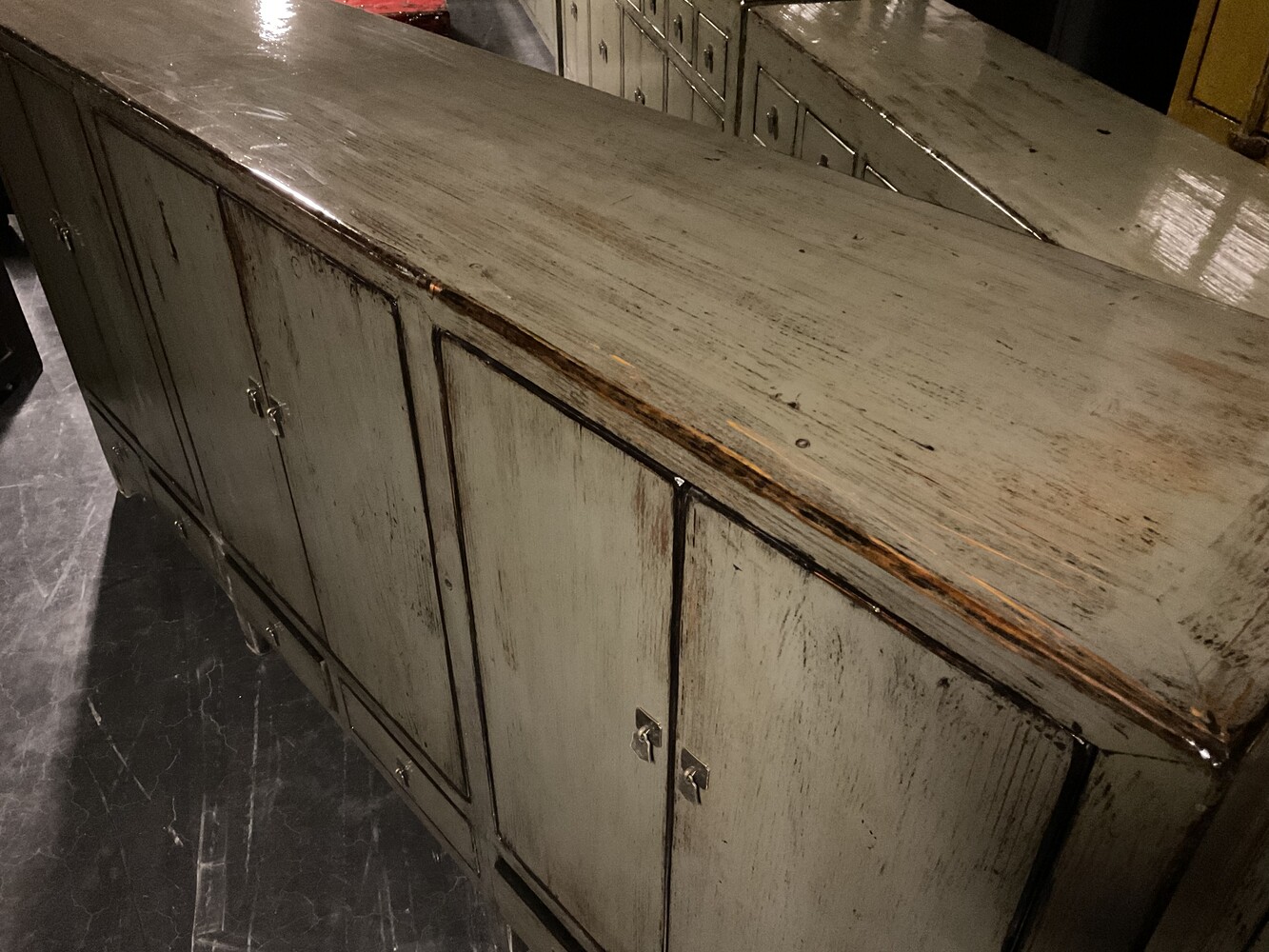 Hoogglans Chinees Dressoir groen - Dressoirs Gelakt Hoogglans - Unieke ...