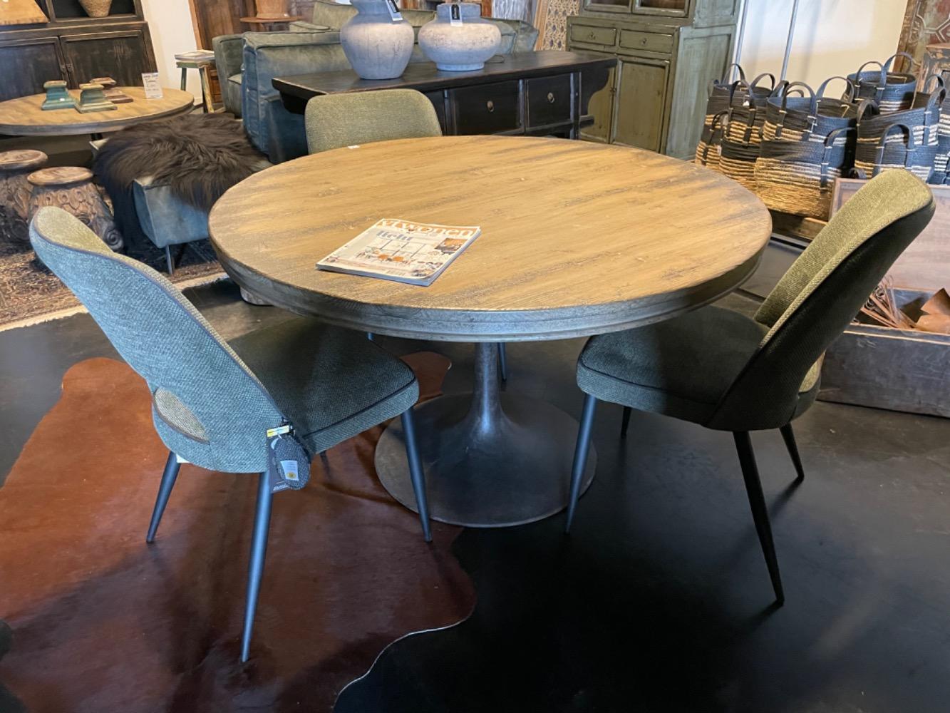 Ronde tafel Belt oud hout 130 - Ronde Tafels - Check de stoerste ...